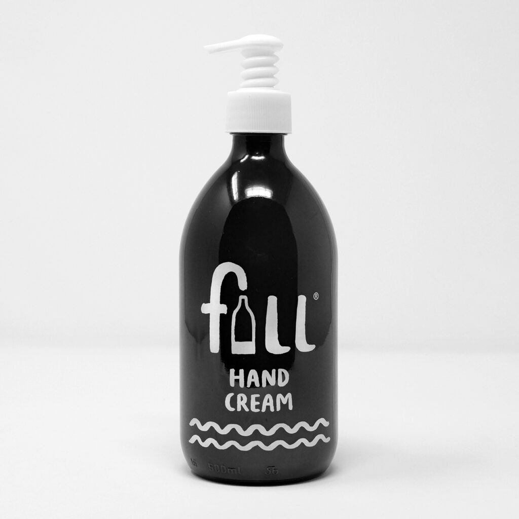Hand Cream 500ml glass bottle - Fill Refill Co - Refillable Eco ...